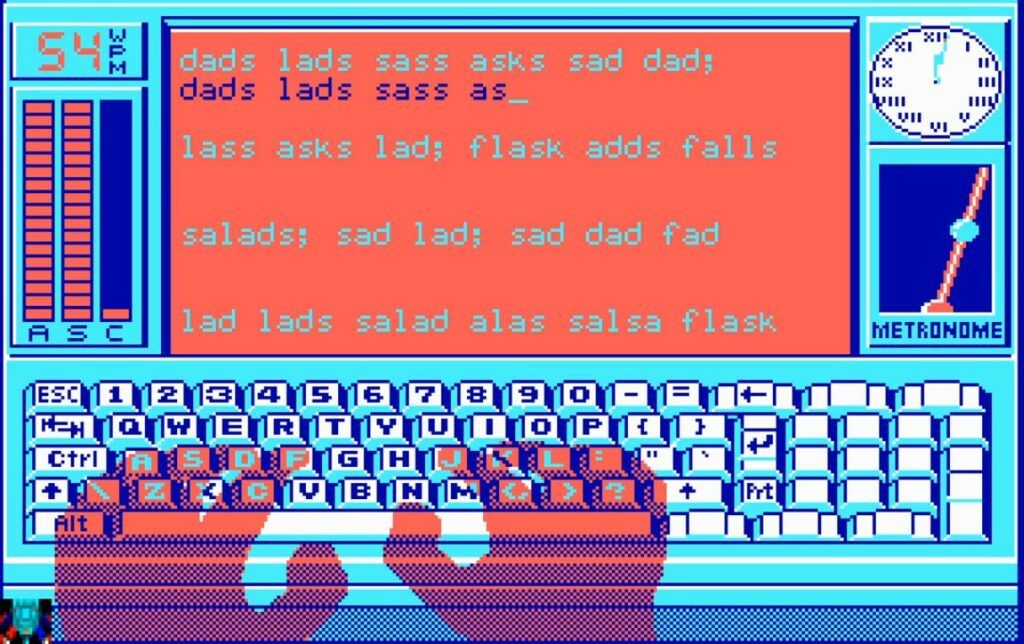 Play Mavis Beacon Teaches Typing online in your browser - Ms-DOS games