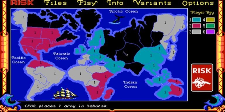 Play Risk online in your browser - Ms-DOS games