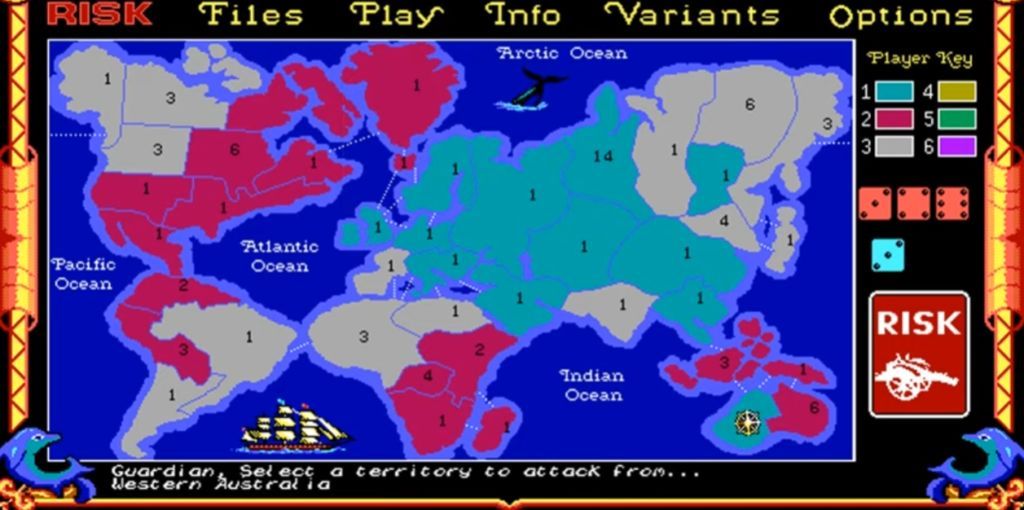 Play Risk online in your browser - Ms-DOS games