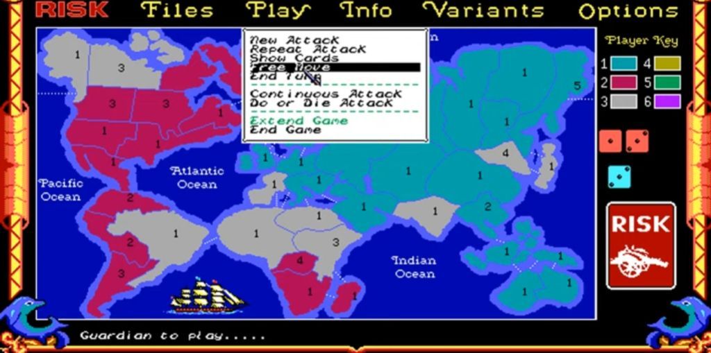 Play Risk online in your browser - Ms-DOS games