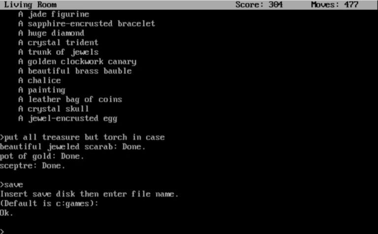 Play Zork I: The Great Underground Empire online in your browser - Ms ...